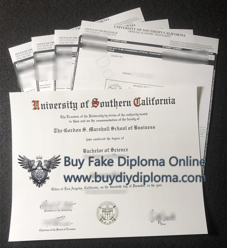 Buy a realistic USC diploma, Get a University of Southern California fake transcript