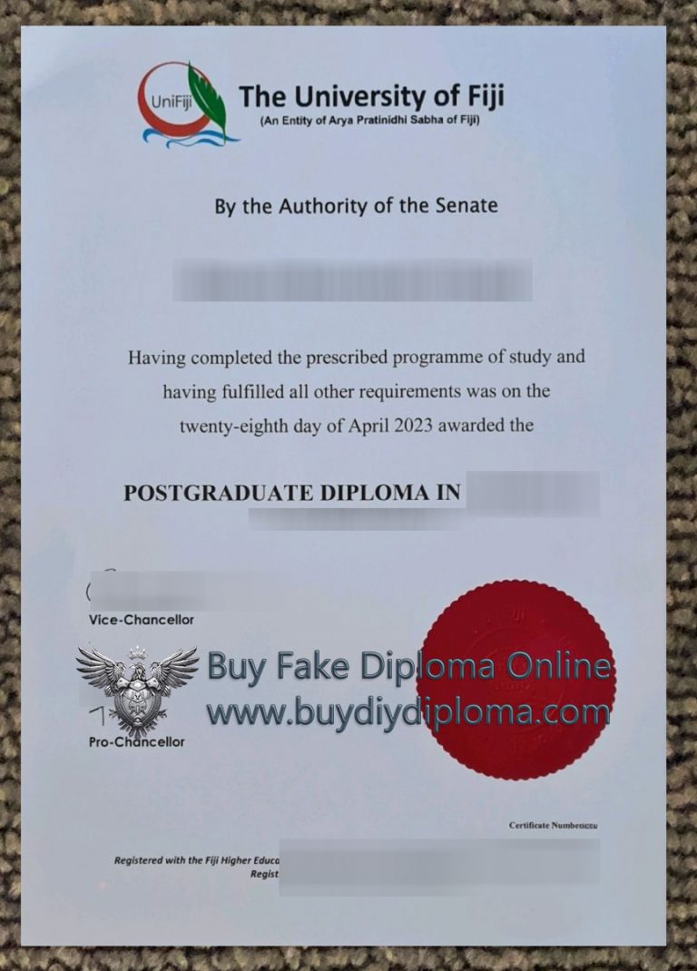 Buy a University of Fiji diploma, Order a degree in Fiji